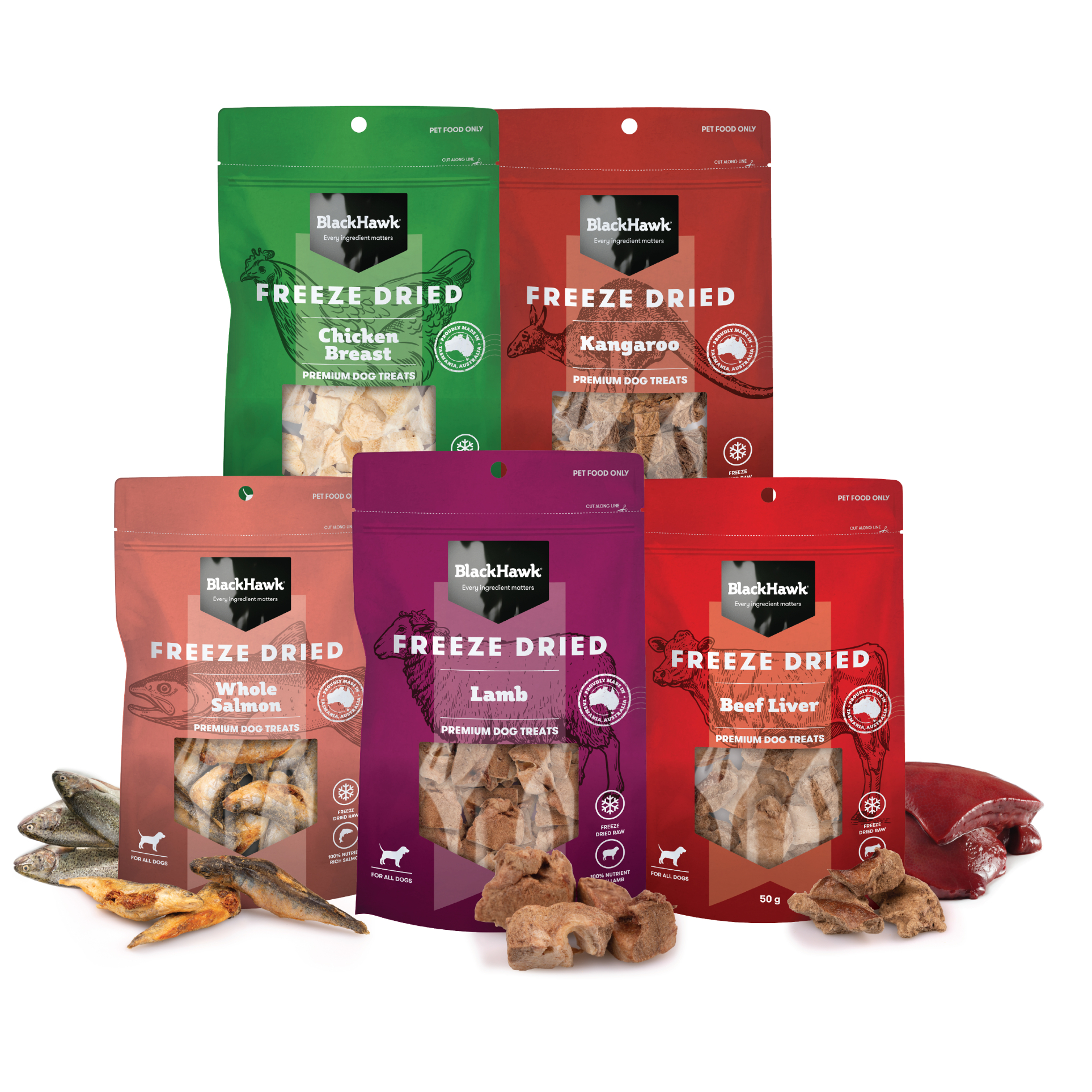 Freeze Dried Dog Treats - Black Hawk